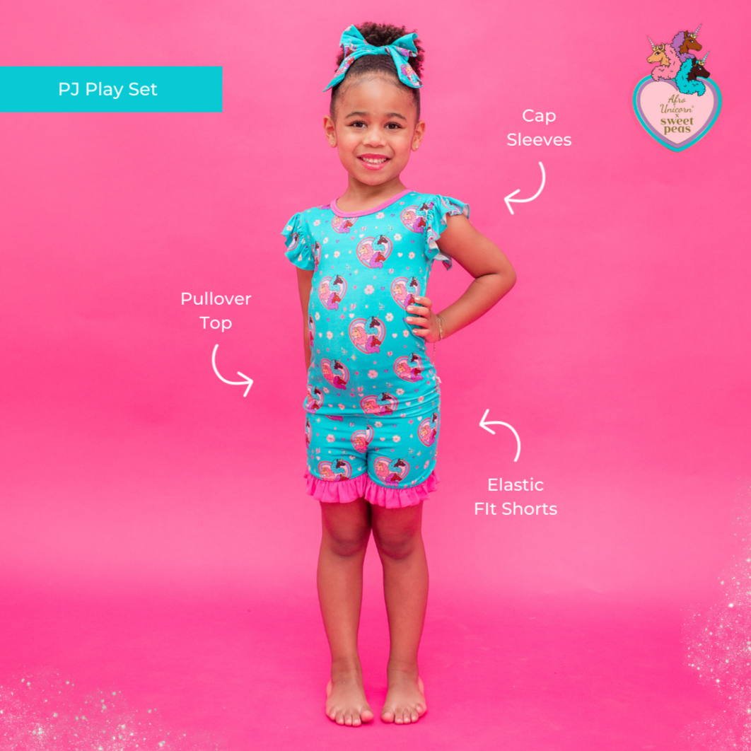 Afro Unicorn™ PJ Play Set – Sweet Peas Co