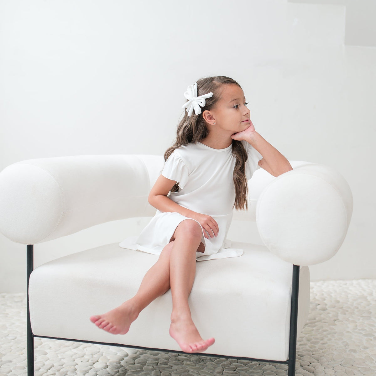 Pearl Cap Sleeve Twirl Dress – Sweet Peas Co