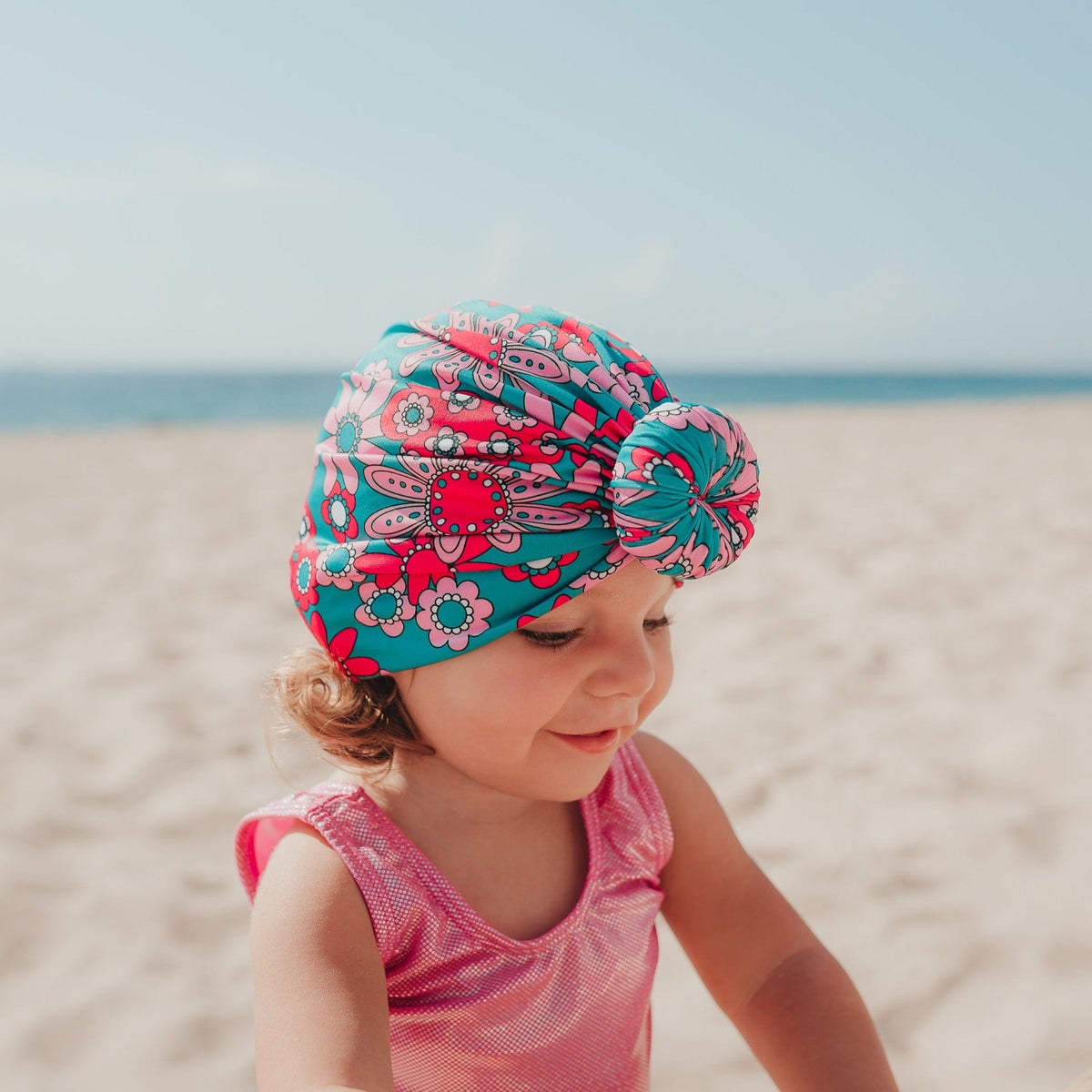 Daisy Swim Knot Turban – Sweet Peas Co